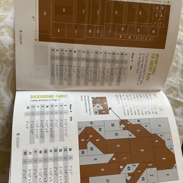 SALE! LEGENDARY Quilt Pattern Northwest Sasquash/big Foot Quilt - by ...