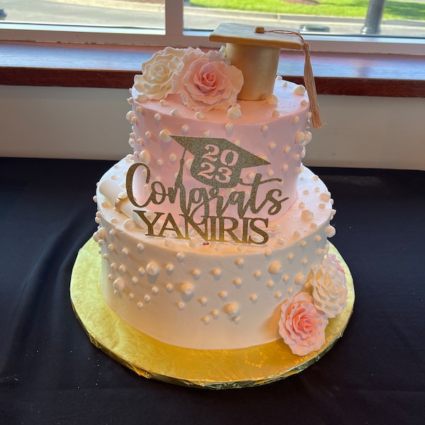 Custom Cake Topper Graduation Cake Topper Personalized Cake Topper Grad ...