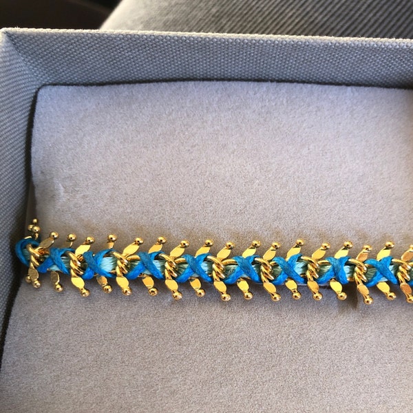 Rio Bracelet, Chain Link Bracelet, Colorful Stack Bracelets, Summer ...