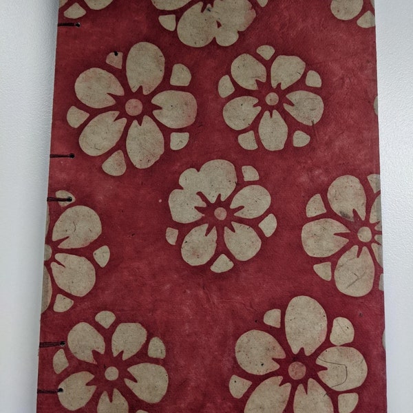 Handmade Hard Cover Journal, Lay Flat Coptic Stitch Sketchbook With a ...