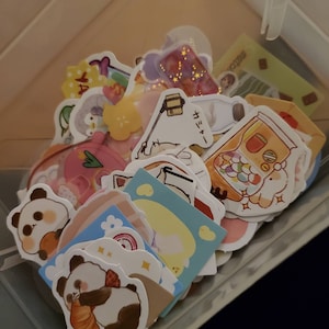 Cute Kawaii Stickers Cute Sticker Sheets Yellow Stickers - Etsy