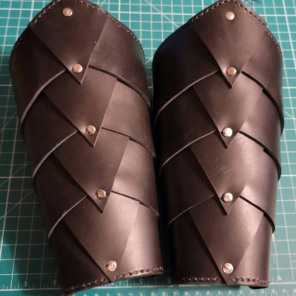 Medieval Leather Arm Guard Pattern: Archery Bracer (PDF) - Etsy