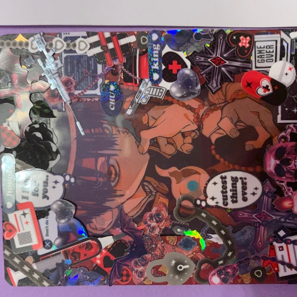 Custom Decorated Toploader | Anime Vtuber Manga Comfort Character - Etsy