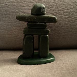 Canadian Nephrite Jade Inukshuk 3 Sizes Green Jade Natural Jade - Etsy