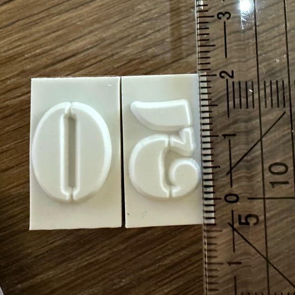 Number Rubber Stamp Set Large Rubber Numbers Stamps 12pcs Planner ...