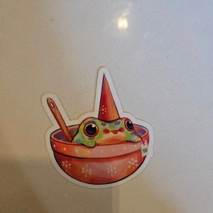 Ornamental Cabbage Frog Art Print Original Wall Hanging Cottagecore ...