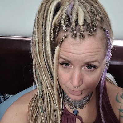 Synthetic Dreadlocks Blonde Cotton Candy Choose Your Length Synthetic ...