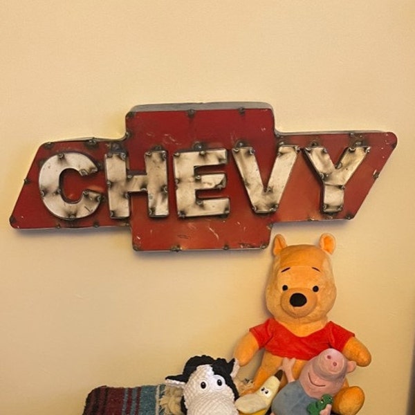 Metal Chevy Sign.chevrolet Sign.chevy Sign.chevy Truck Sign.truck Signs ...
