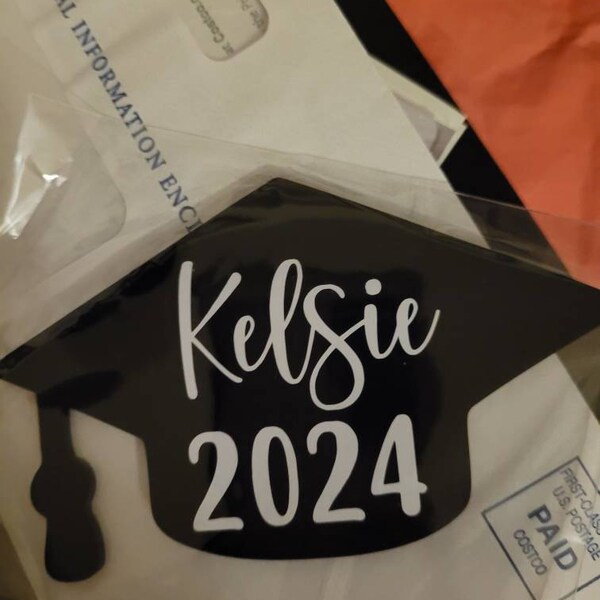 Acrylic Graduation Cap - Customizable - Etsy