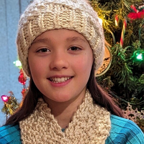 THE GIBBON Beanie-knit Pattern/chunky Knit Hat Pattern/beanie Pattern ...