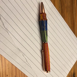 Distressed USA American Flag Acrylic Label Cast Pen Blank for Bolt ...