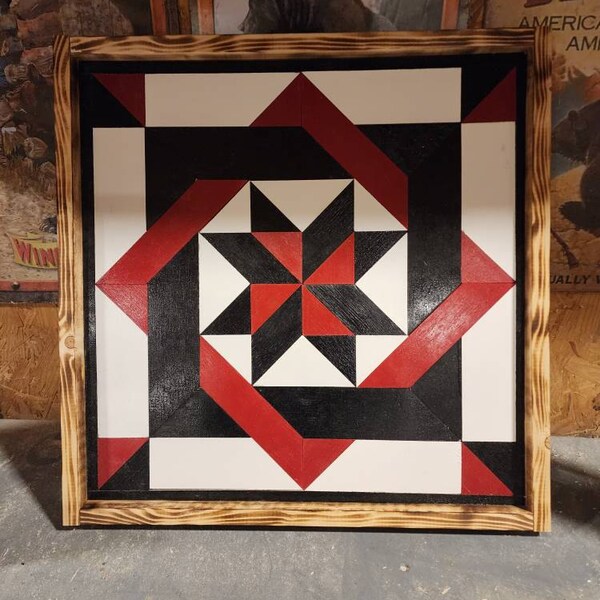 Butterfly Paper Printed Barn Quilt Pattern sizes - Etsy