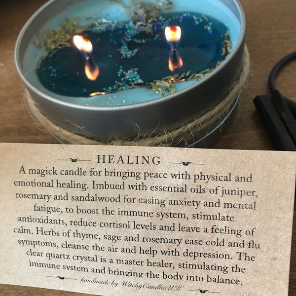 CUSTOM Witchy Wiccan Candle - Etsy