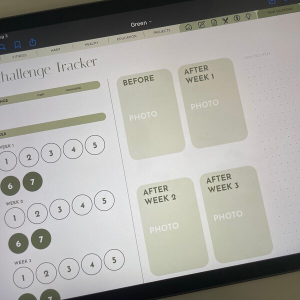2023 2024 Digital Goodnotes Planner, Notability Planner, iPad Planner ...