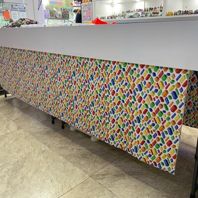 Cotton Building Primary Colors Blocks Construction Toy Bricks White ...