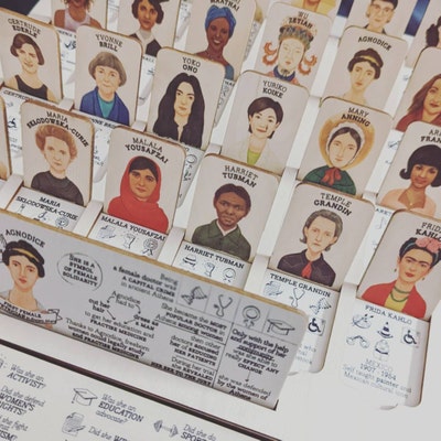 Amazing Women Game, Who's She Guessing Game - Etsy