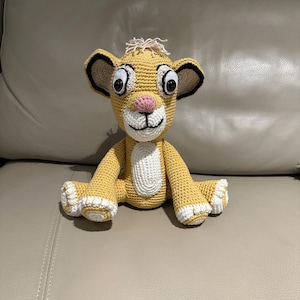 Simba the Lion Crochet Pattern - Etsy