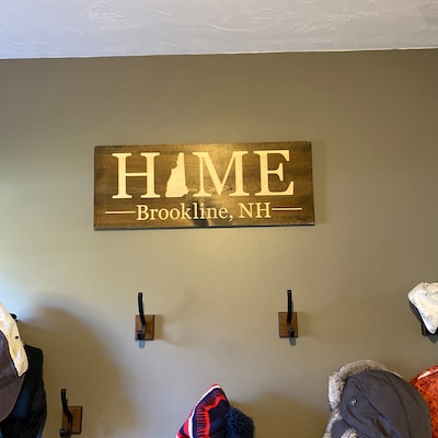 New Hampshire Home Sweet Home, New Hampshire State Sign, Best Selling ...