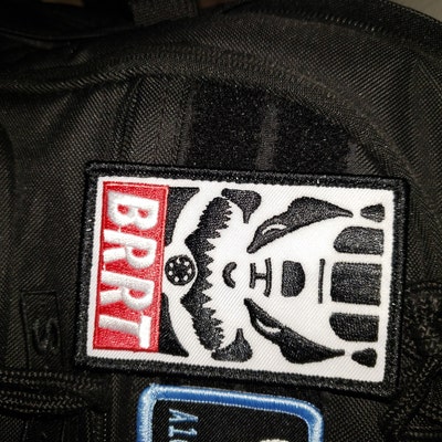 Tactical Fedora Embroidered Patch With Hook and Loop Fastening - Etsy