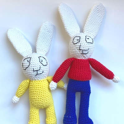 Crochet Pattern Simon Super Rabbit, Simon Super Rabbit Pattern, Crochet ...