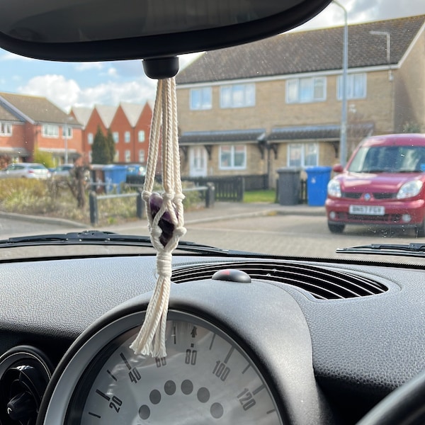 Macrame Chakra Healing Crystal Holder Macrame Reiki Gemstone Hanger ...