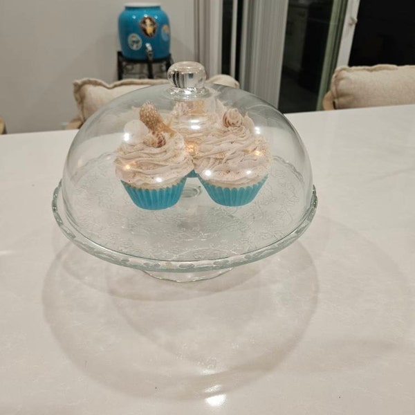 Fake Beach Theme Cupcake, Beach Theme Tier Tray Decor, Beach Cupcake ...