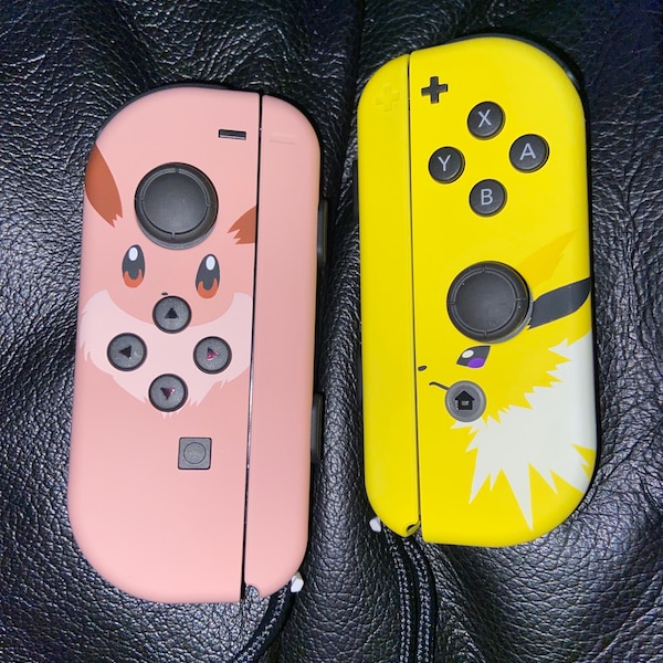 Custom Pokemon Pikachu and Eevee or Jolteon and Eevee Themed Nintendo ...