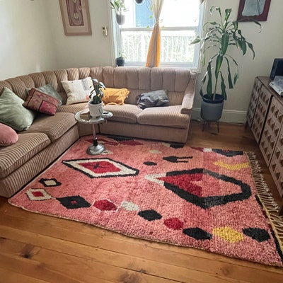 Moroccan Rug, Berber Rug, 6x9 FT, Colorful Area Rug. - Etsy