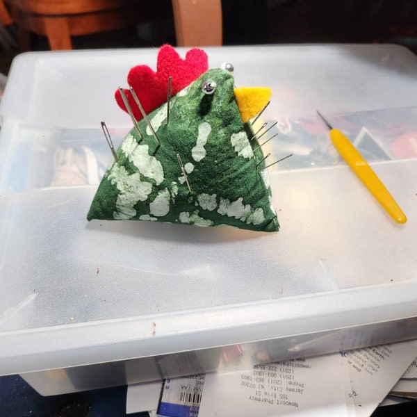 Chicken Pin Cushions, Pin Cushion, Stuffed Rice Bag, Animal, Farm ...