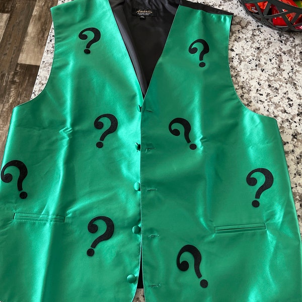 Question Mark Large 11" Iron on Patch Comic Con Cosplay Halloween ...