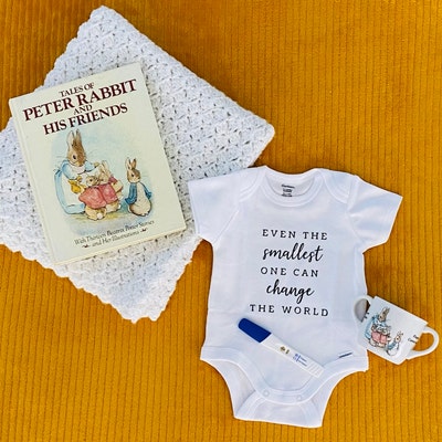 Beatrix Potter Peter Rabbit Onesie® Even the Smallest One Can Change ...