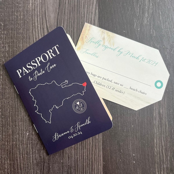 Rose Gold Boarding Pass Rose Gold Invitations, Reply Luggage Tags - Etsy