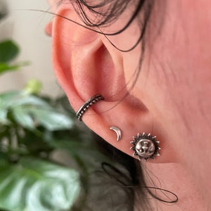 Double Hoop, G23 Titanium Conch Clicker Hoop, 10mm, 12mm Conch Hoop ...