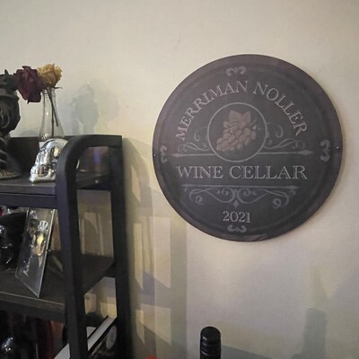 Personalized Wine Cellar Sign Custom Winery Signs Wood - Etsy