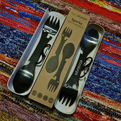 Ecoslurps Spork, Eco Friendly Carry Case and S-biner Clip Dad, Husband ...