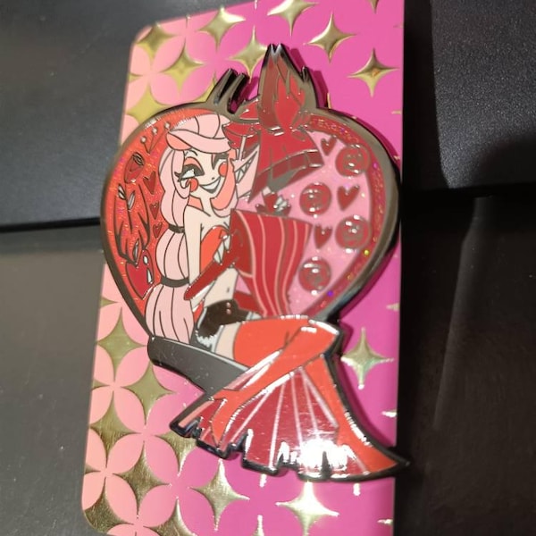 Golden Hour a Hazbin Hotel Radiohusk Enamel Pin - Etsy