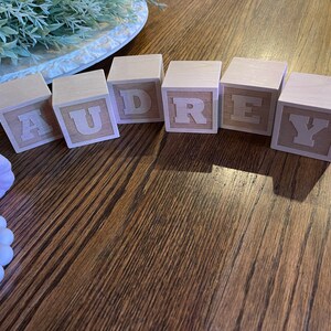 Personalized Wooden Blocks Name Blocks Alphabet Baby | Etsy