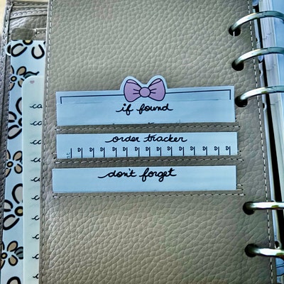 Planner Friends Dashboard Insert Set - Etsy
