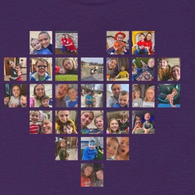 Custom Collage Shirt, Custom Shirt, Personalized Shirt, Photo Collage ...