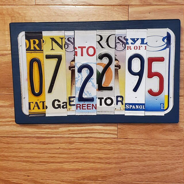 Jersey Plate Art NJ License Plate Art by JerseyPlateArt on Etsy