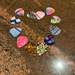 Handmade Guitar Picks - Etsy