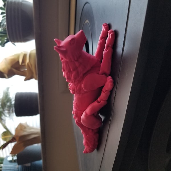 Articulated 3D Printed Wolf, Flexi Animal, Fidget Toy - Etsy