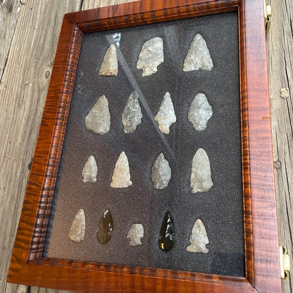Curly Maple Artifact Display Case 12"x16"x2" (outside Dimension) - Etsy