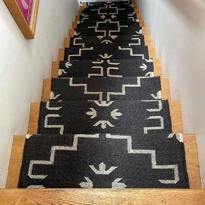 Custom Size Handmade Wool Jute Kilim Dhurrie Runner Rug With Fringes ...