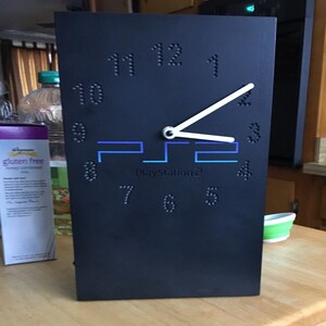 Playstation 1 Classic Console Clock Gamer Room Decor Playstation Retro ...