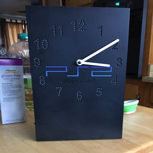 Playstation 1 Classic Console Clock - Gamer Room Decor - Playstation ...