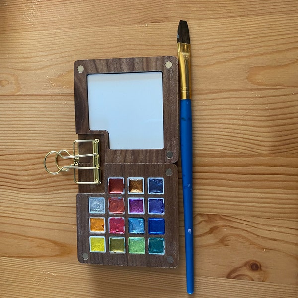 Cute Watercolour Palette Pocket Paint Palette Set - Perfect Gift for ...