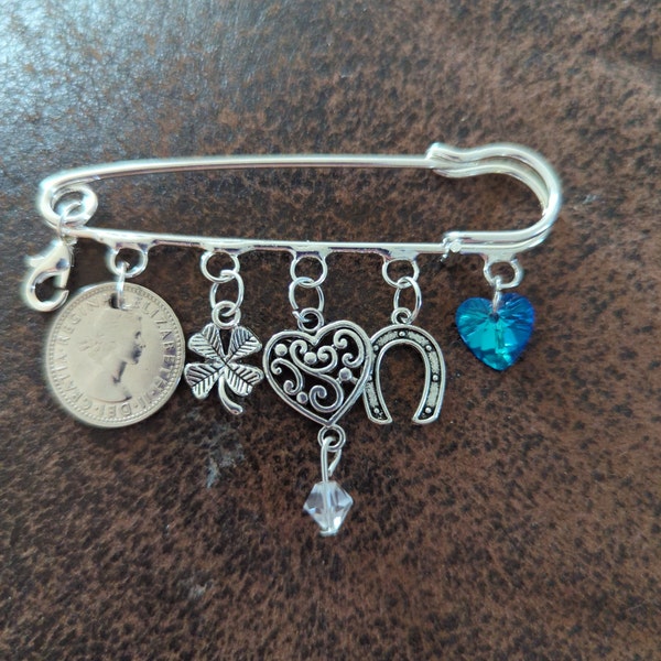 Something Old Something New …. Bridal Pin Keepsake/wedding Gift - Etsy