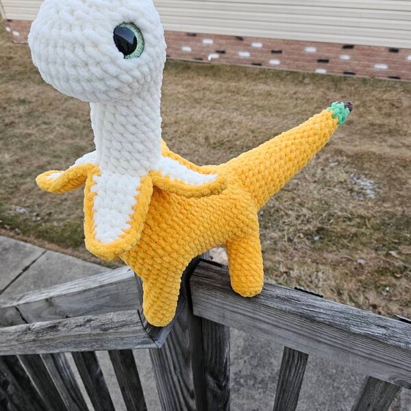 Bananasaurus Dinosaur NO SEW Crochet Pattern - Etsy Canada