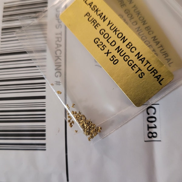 1/2 GRAM Refined Pure 24k Gold .9999 Fine Gold Grain SHOT With BOTTLE ...